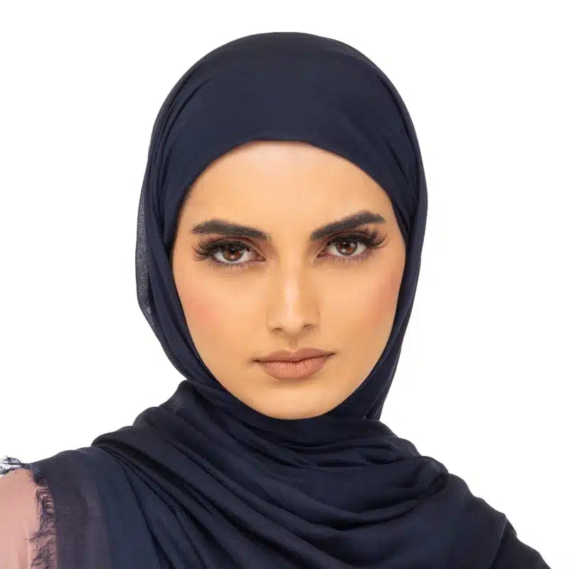 Organic Modal Hijab Navy | Amsons