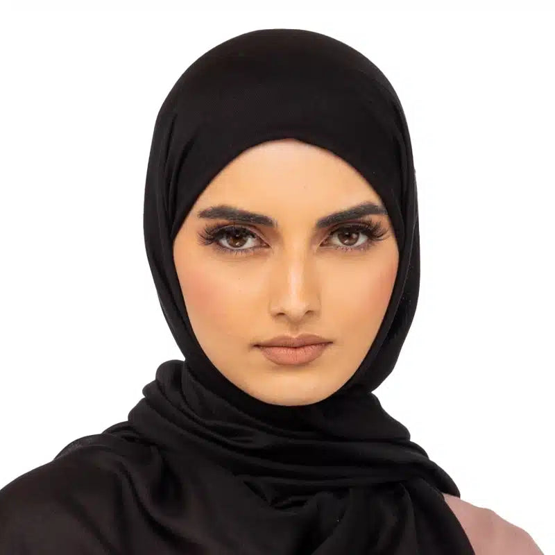 Classic Cotton Hijab Black | Amsons