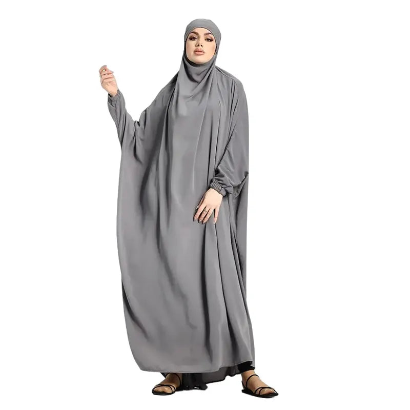 One Piece Silver Jilbab | Amsons