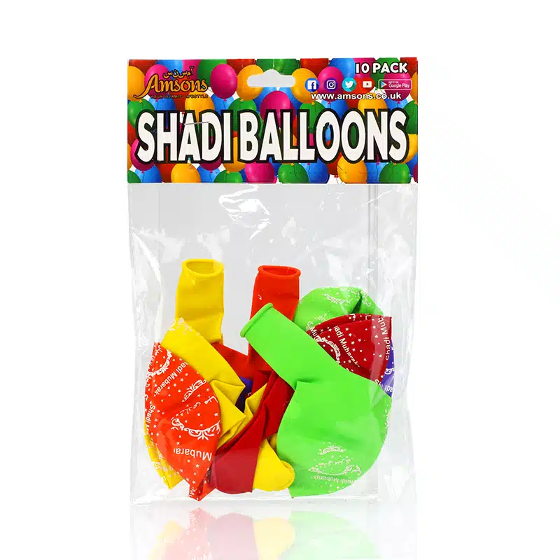 Shaadi Mubarak Balloons | Amsons